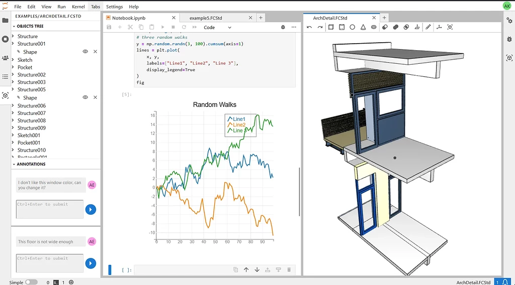 JupyterCAD - demonstrator of a parametric CAD modeler based on ...